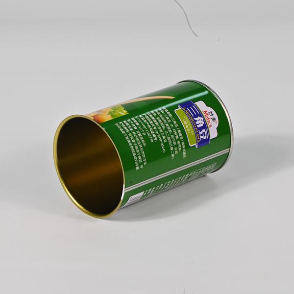 Quality Convenience Beverage Tin Can 4 Color Printing Round Shape for sale