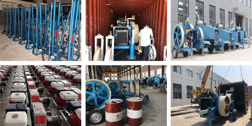 Electrical Cable Tools Dcs Series Conveyer Cable Pulling Machine