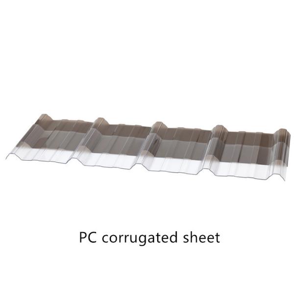 Quality Poly Roof Corrugated Polycarbonate Sheet Ribbed Clear Profile Roofing Sheets for sale
