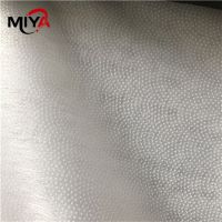 Quality Soft PES Single Dot 40gsm Non Woven Fusible Interlining for sale