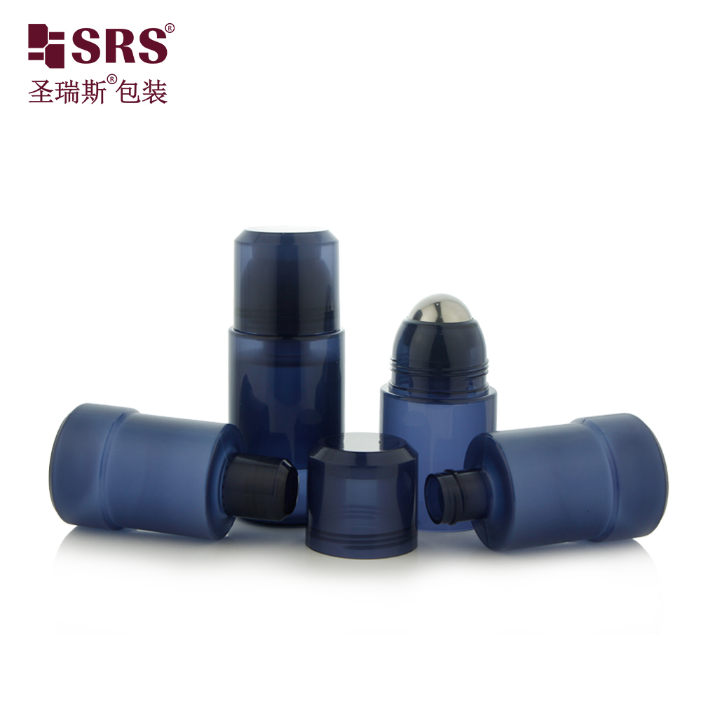 Quality RPPE 50ml 75ml Replaceable PP PCR Double Wall Recycled Roller Ball Bottles For for sale