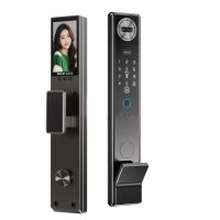 Quality Waterproof Smart Lock Real Time Video 3d Face Recognition Smart Fingerprint Lock for sale