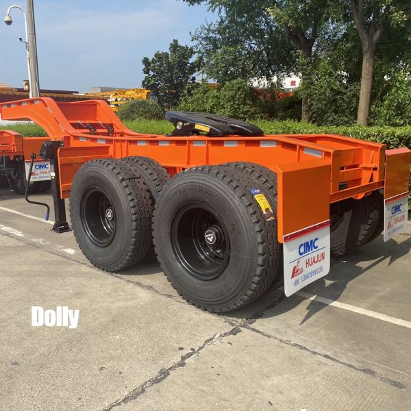 Quality Steel Flatbed Trailer Train Container Transportation in Mongolia for sale