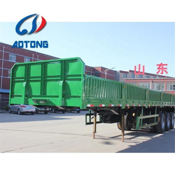 Quality Mechanical Suspension Drop Side Board Sidewall Flatbed Trailer /Side wall truck for sale