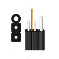 Quality FTTH Drop Cable Wires 1 Core 2 Core Steel LSZH Fiber Optic Cable For Indoor And Outdoor for sale