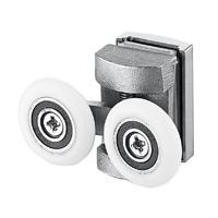 Quality Smooth Shower Bathroom Sliding Glass Door Rollers Universal 30kg Stress Capacity for sale