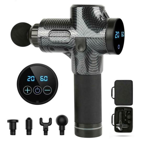 Quality 30 Speeds Handheld Muscle Massager Low Noise 45db Portable Professional Massage Gun for sale