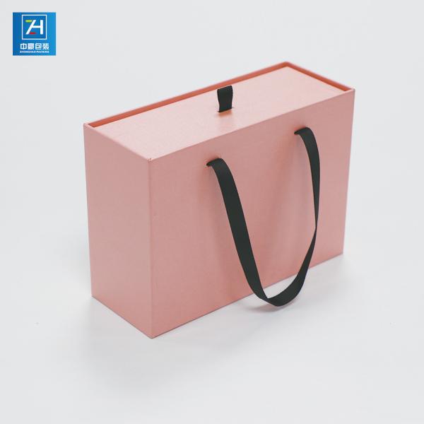 Quality Varnishing 1200gsm Rigid Cardboard Sliding Drawer Box for sale
