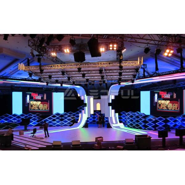 Quality P4.8 P3.9 P2.9 Stage Background LED Screen 500x1000mm Variable Cabinets for sale