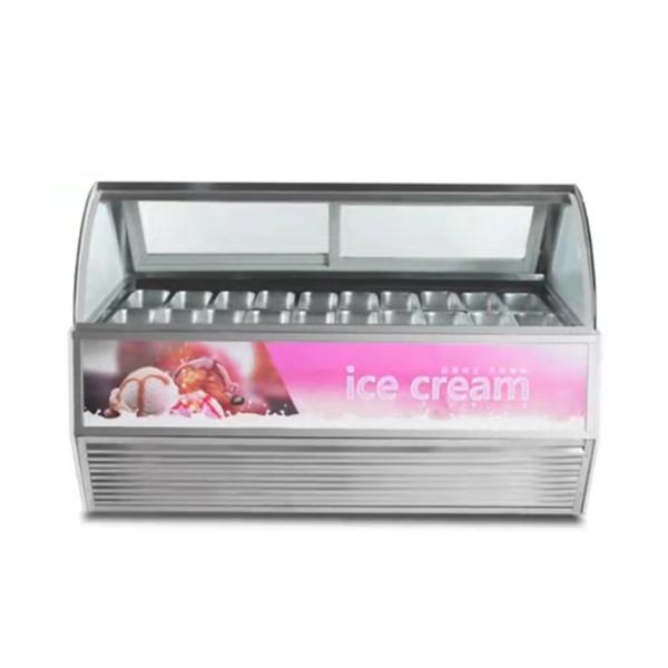 Quality Gelato Ice Cream Display Freezer for sale