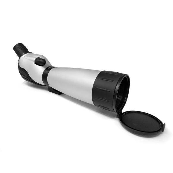 Quality HD Silver Zoom Telescope 25-75x75 25-75x70 Spotting Scope With Phone Adapter for sale