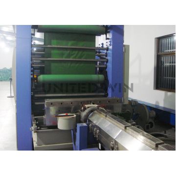 Quality Monofilament 100r/Min Artificial Grass Production Line For Pe / Pp for sale