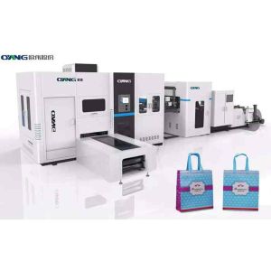 Quality Touch Screen Non Woven Box Bag Making Machine for sale