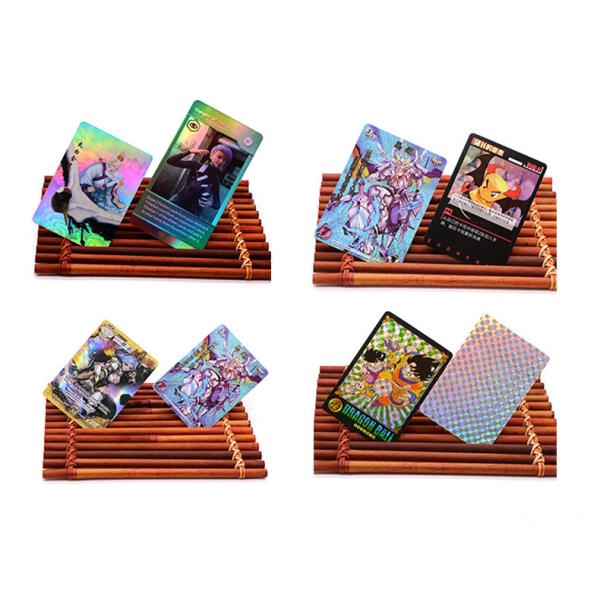 Quality Custom Glow Festival Cartoon Yugioh Playing Game Card Printing 3D Lenticular for sale