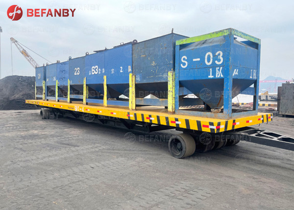 55 Ton No Power Trackless Transfer Trailer