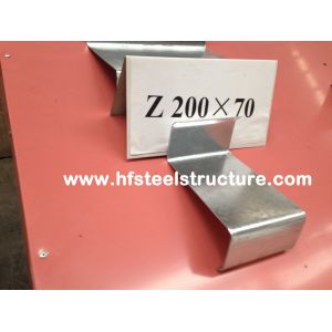 Custom Light Galvanised Steel Purlins For Warehouse Roof And Wall C ...