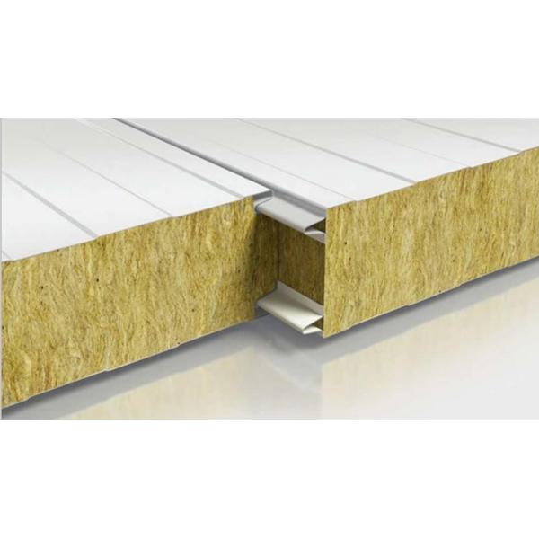 Quality Thermal Insulation Waterproof PU EPS Rock Wool Sandwich Panel Production Line for sale
