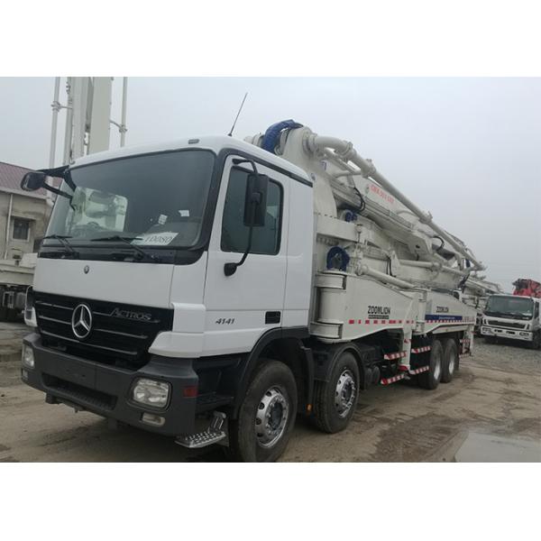 Quality Actros 6x4 Concrete Pumper Truck 50 Meters Wear Resistant Durable for sale