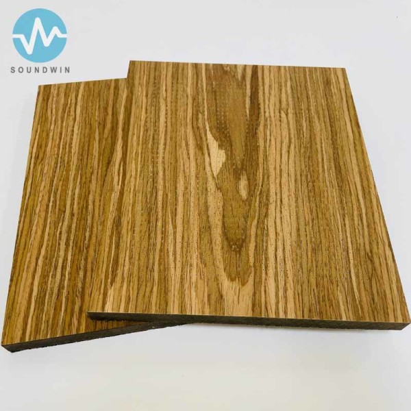 Quality High grade microperforated soundproofing panel solid wood create a comfortable for sale