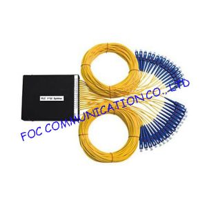 Quality Fiber Planar Lightwave Circuit Fiber Optic Splitter ABS Module Low PDL 1 × 32 for sale