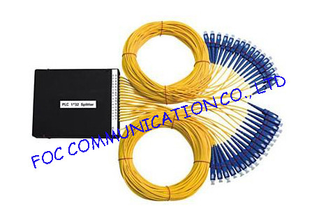 Quality Fiber Planar Lightwave Circuit Fiber Optic Splitter ABS Module Low PDL 1 × 32 for sale