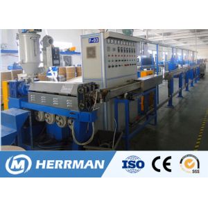 Quality 1000m / Min Line Speed Pvc Cable Extruder Machine For 1.5-16mm2 WIth PLC Control for sale