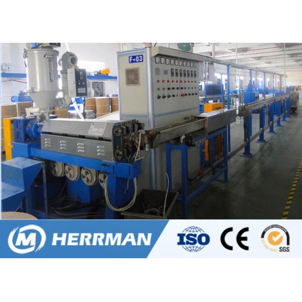 Quality 1000m / Min Line Speed Pvc Cable Extruder Machine For 1.5-16mm2 WIth PLC Control for sale
