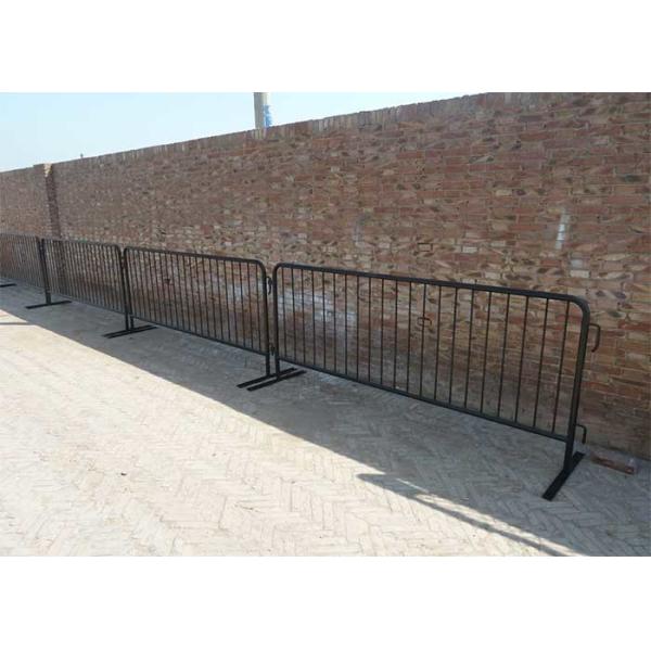 Quality H1.5m Metal Crowd Control Barriers Powder Coated Steel Pedestrian Barriers for sale