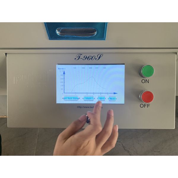 Quality T960S SMT Reflow Oven 960*300mm Soldering Heater Touch Screen 5 Temperature Zone for sale