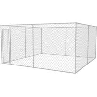 Quality Outdoor Electroplated Metal 4x2m Dog Cage Kennel for sale