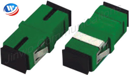 Quality Green Simplex Single Mode Fiber Adapter LC UPC To SC APC for sale