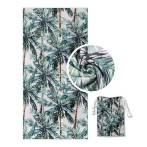 Quality New Styles Comfortable Gently Microfiber Beach Towel Fast Water Absorption for sale