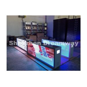 Quality P5 Outdoor SMD3528 Silver Taxi LED Display For Video Advertising for sale