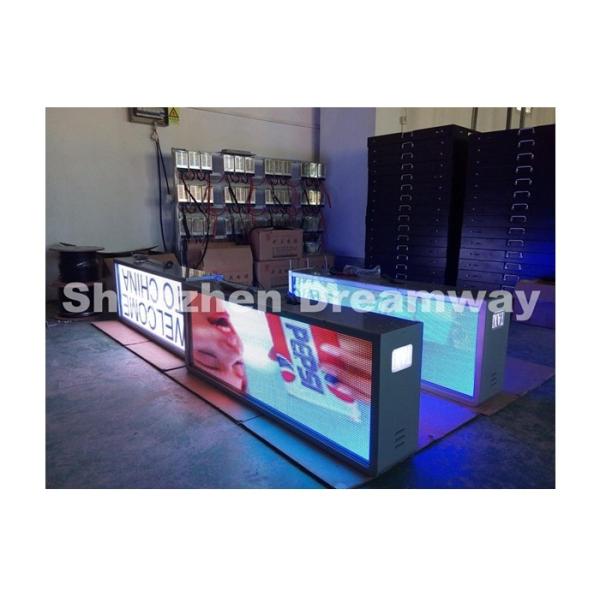 Quality P5 Outdoor SMD3528 Silver Taxi LED Display For Video Advertising for sale