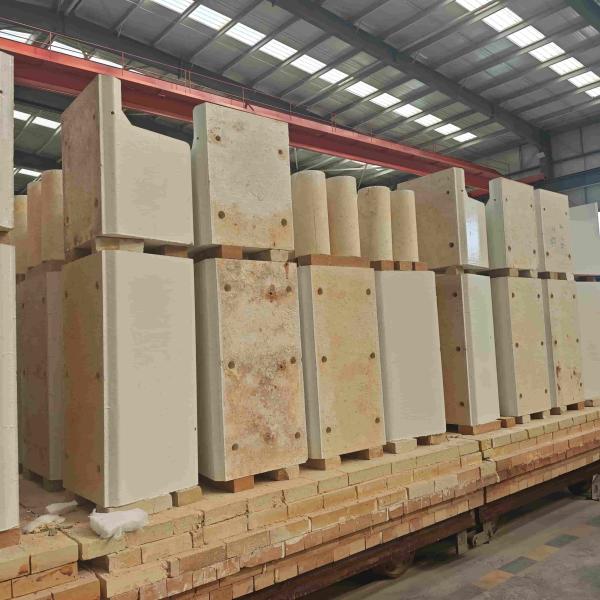 Quality White Mullite Corundum Refractory Items with Customized Design mgo c brick kiln for sale