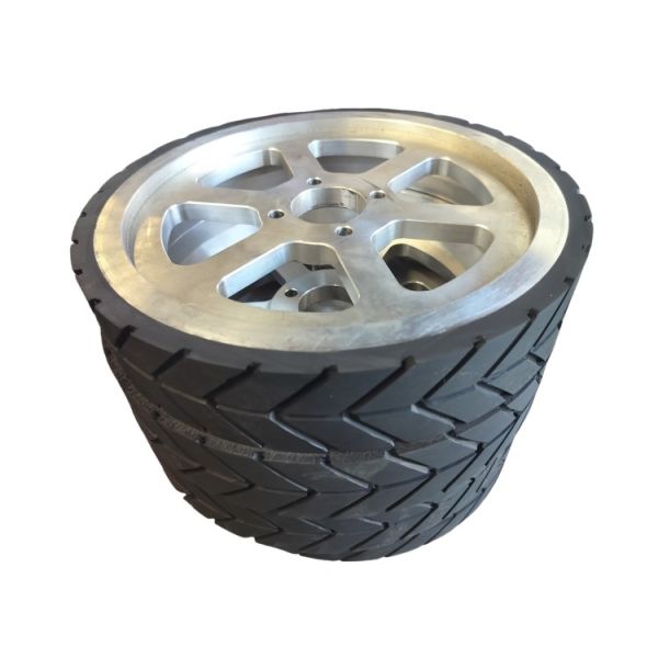 Quality 95 A Shore Hardness PU Coated Wheels , Polyurethane Heavy Duty Industrial Wheels for sale