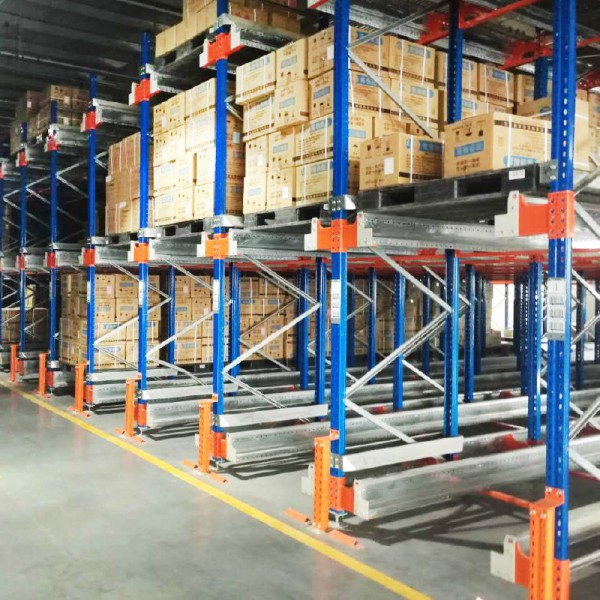Quality Two Way Radio Shuttle Racking Pallet Runner Rack System For Cold Storage Cold for sale
