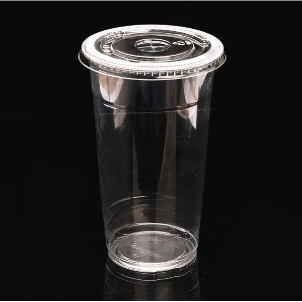 Quality 32oz Plastic Disposable Drinking Cup Food Grade Pet Takeaway Cold Drinking With for sale