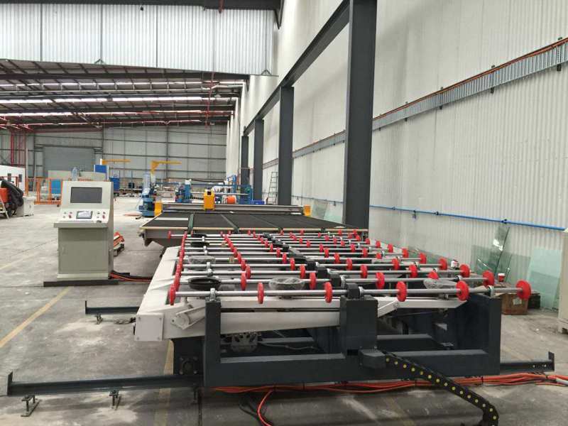 Two Parts CNC Glass Cutting Machine Glass Processing Machine
