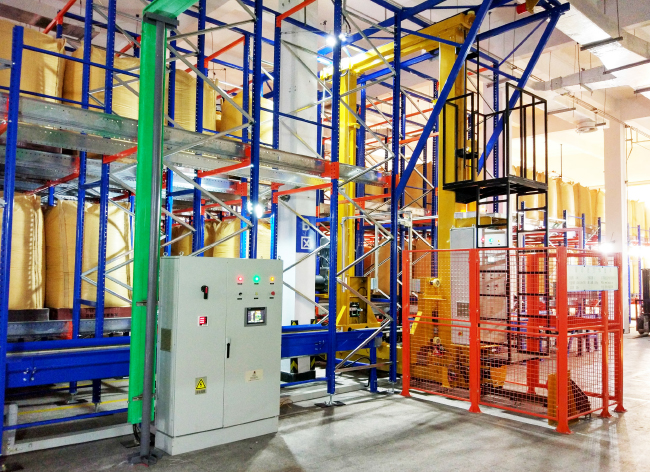 Two Way Radio Shuttle Racking and Stacker Crane Floor Supported SRM Storage And Retrieval Machine ASRS Automatic Storage And Retrieval System