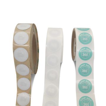 Quality Customization RFID NFC Tags Diameter 35mm White NFC Tags for sale