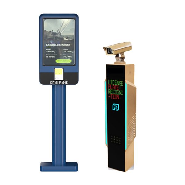 Quality 21.5inch Touchscreen ANPR Payment LPR System Parking Garage Kiosk for sale