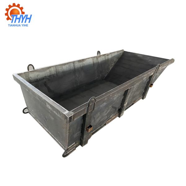 Quality 2M3-12M3 Metal Skip Bin Trash Skip Container Construction Garbage Bin for sale