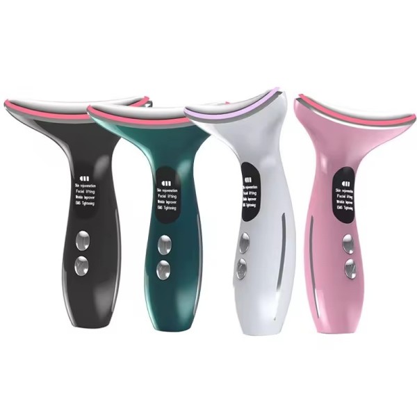 Quality Neck and Face Lifting Treatment Waterproof Skin Tightening Vibration Massager 4 Modes for sale