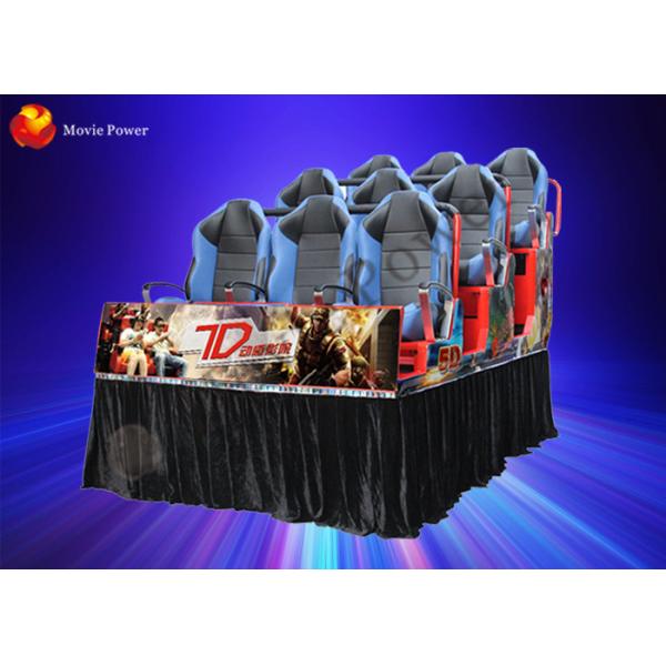 Quality Attractive 5D 6D 7D Cinema System 9D Virtual Reality Cinema With Guns for sale