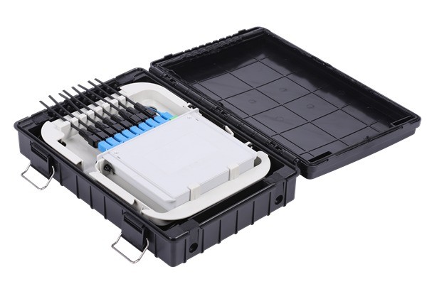 Quality 3 Time Telecommunication Plastic 8 Cores Distribution Box for Fiber Optic for sale