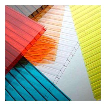 Quality Four Walls Polycarbonate Hollow Sheet 20mm Honeycomb Plastic Sheets For for sale