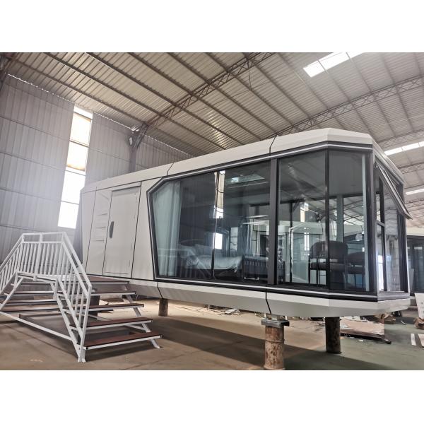 Quality Space Capsule Container House Prefab Modular Hotel with Glass Wool Insulation for sale