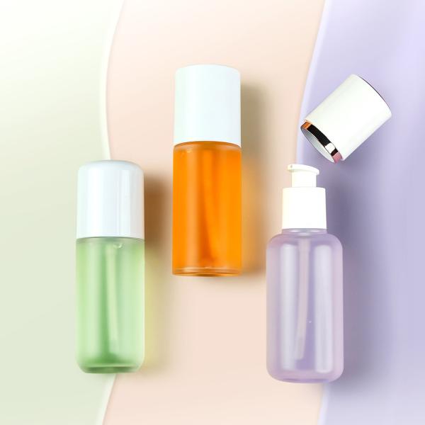 Quality 50ml Plastic Cosmetic Bottle Lotion Pump Containers For Dropper Bottles for sale