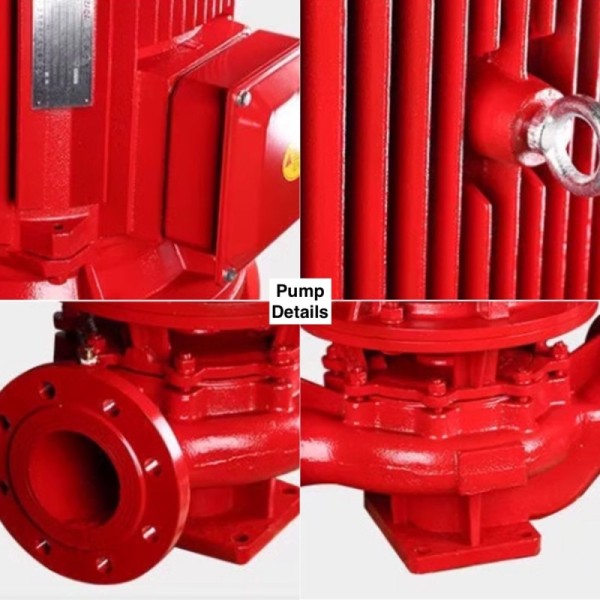 Quality 25kw Spray Fire Booster Pump System Vertical Centrifugal Suction 5kw for sale